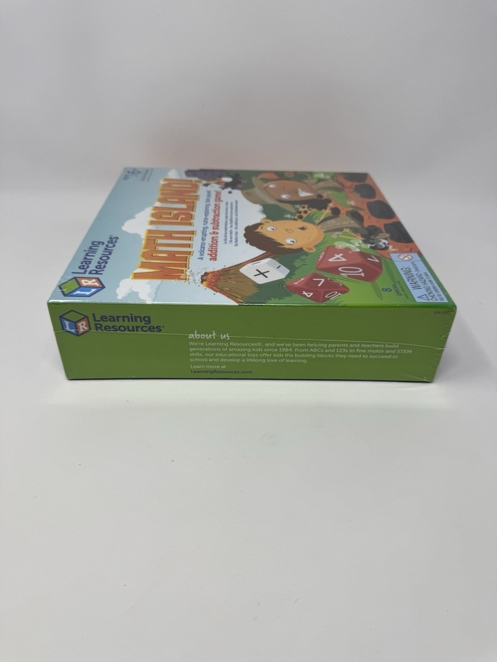 NEW Learning Resources Math Island Addition And Subtraction Game NIB ...