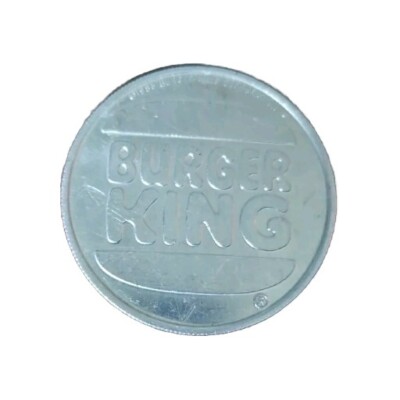 Vintage 1983 Burger King Free Breakfast Beverage Token Metal Coin ...