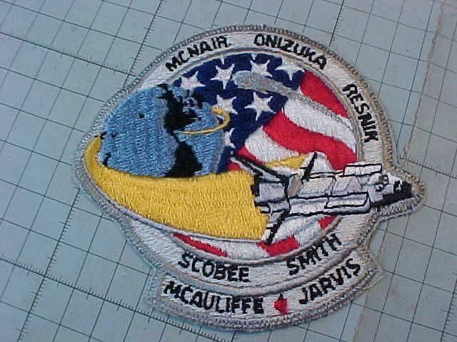 1986 Nasa Challenger Patches