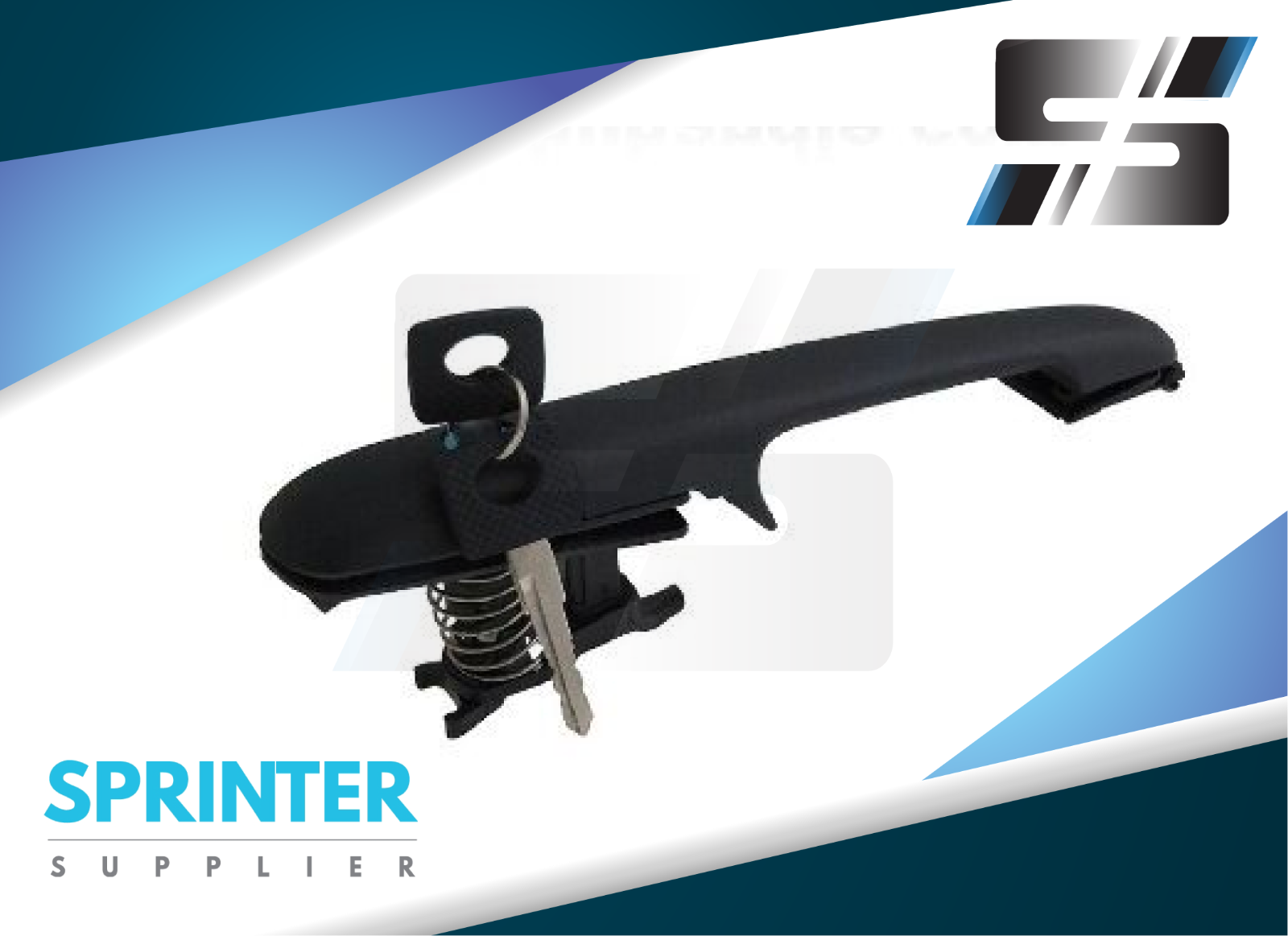 1995 - 2006 Sprinter Sliding Door Handle w/ Lock + Key 9017600459 for ...