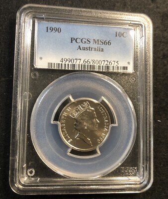1990 10 CENT COIN - PCGS MS66 | eBay Australia