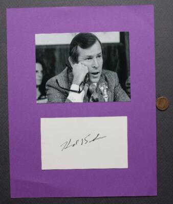 1967-85 Tennessee Senator Howard Baker for President signed autograph ...
