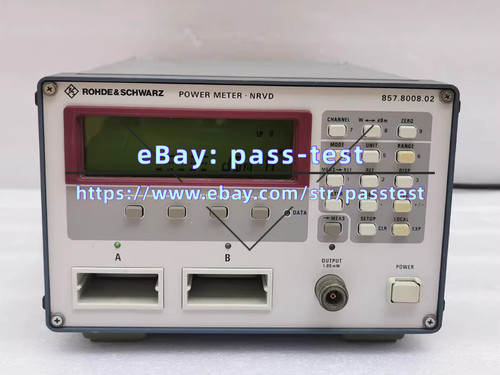 R&S ROHDE&SCHWARZ POWER METER NRVD 857.8008.02/passtestpr | eBay
