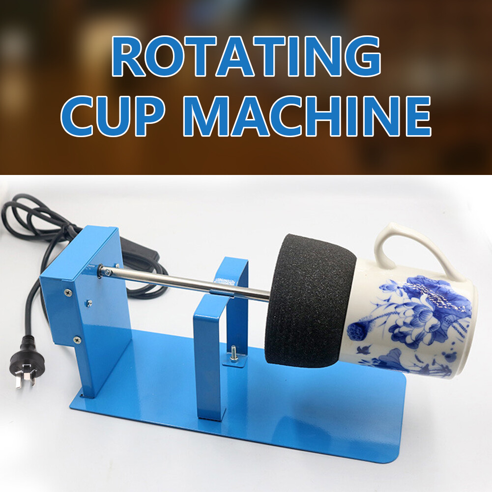 2X Cup Turner for Crafts Tumbler Metal Spinner Machine for DIY Epoxy ...