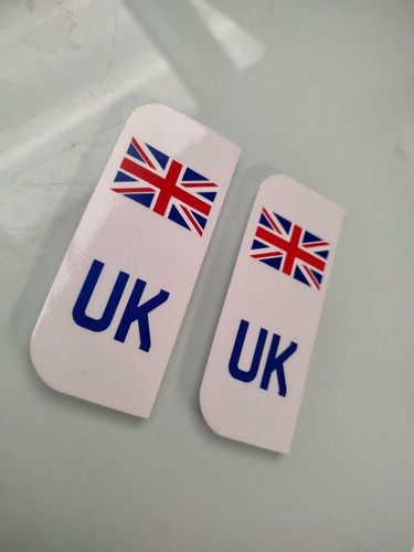 2 x UK Car Number Plate Sticker - Union Jack EU GB BREXIT DRIVING | eBay UK