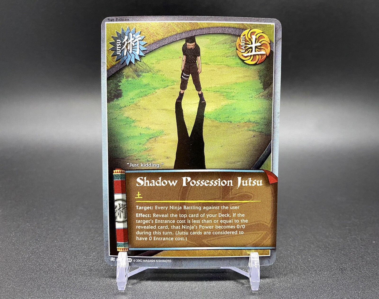Naruto CCG Shadow Possession Jutsu - J-843 - 1st Edition Foil Weapons ...