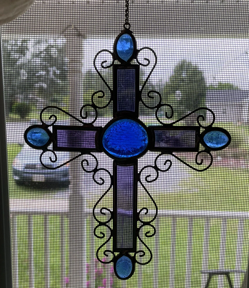 Stained Glass Cross Pattern