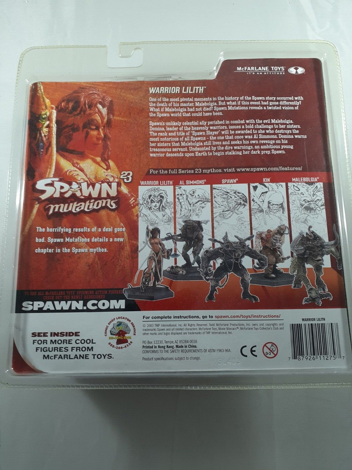 Todd McFarlane Toys Spawn Mutations WARRIOR LILITH Action Figure | eBay