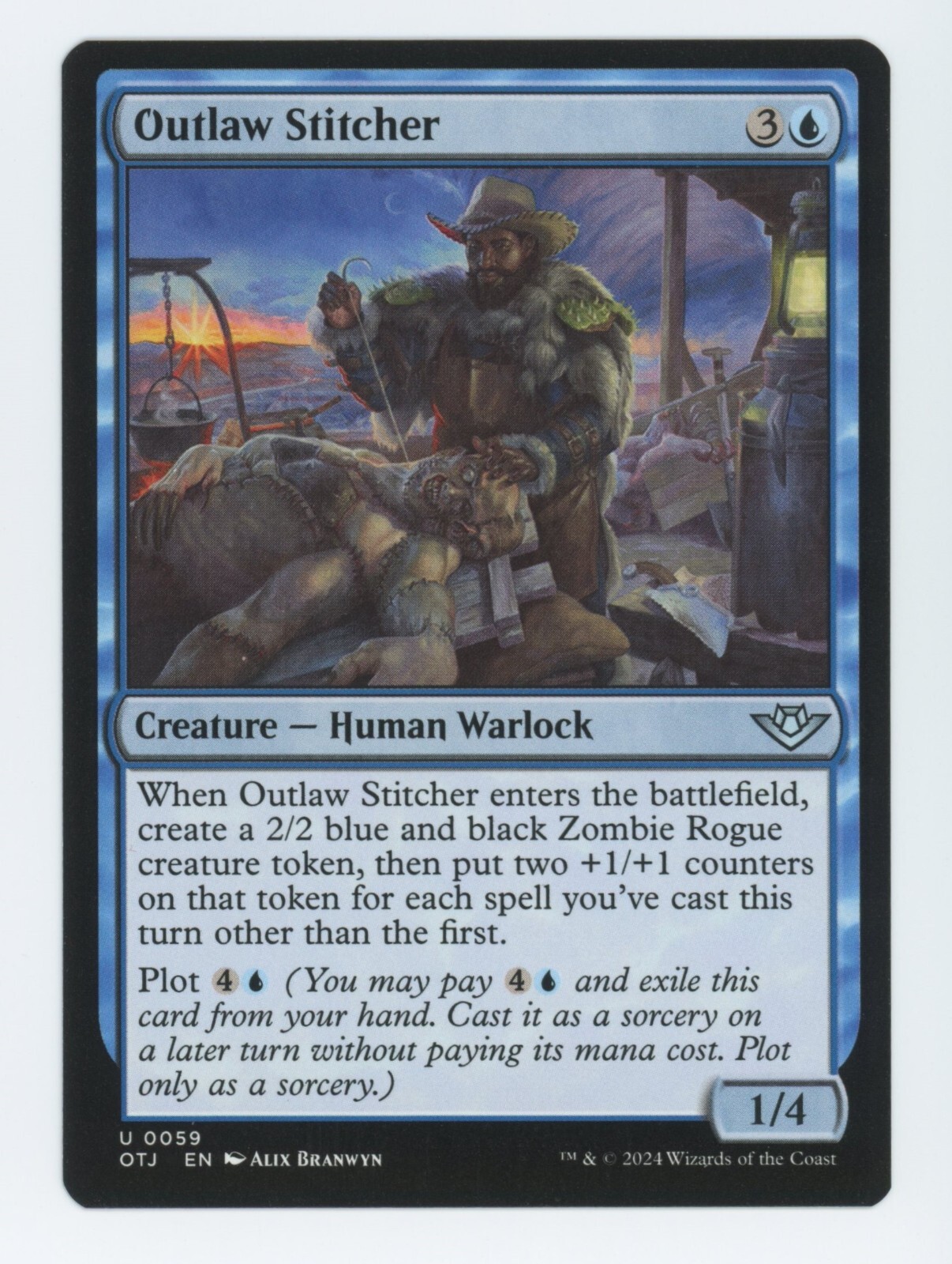 MTG - Outlaw Stitcher - Outlaws of Thunder Junction NM Magic | eBay