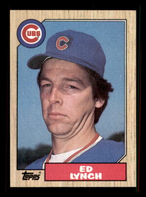 1987 Baseball Topps Ed Lynch Chicago Cubs #697 2 | eBay