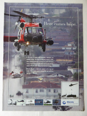 2/2006 PUB SIKORSKY HELICOPTER USCG SAR AERIAL RESCUE R-5D ORIGINAL AD ...