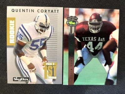 Quentin Coryatt 92 Skybox Primetime RC & 92 Classic 4 Sport Draft Picks ...