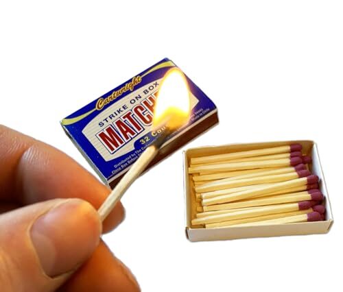 Cartwright, Strike On Box Pocket Matches, Premium Quality, 32 Count ...