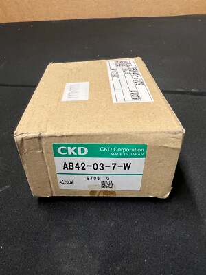 CKD AB42-03-7-W AC200V solenoid valve NEW! [H3] | eBay