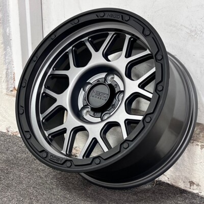 17" IPW 915 SATIN GUNMETAL OFF ROAD WHEELS RIMS FITS JEEP WRANGLER ...