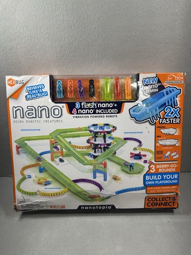 HEXBUG Nanotopia Sensory Playset - Over 130 Pieces and 7 Nano Bugs | eBay