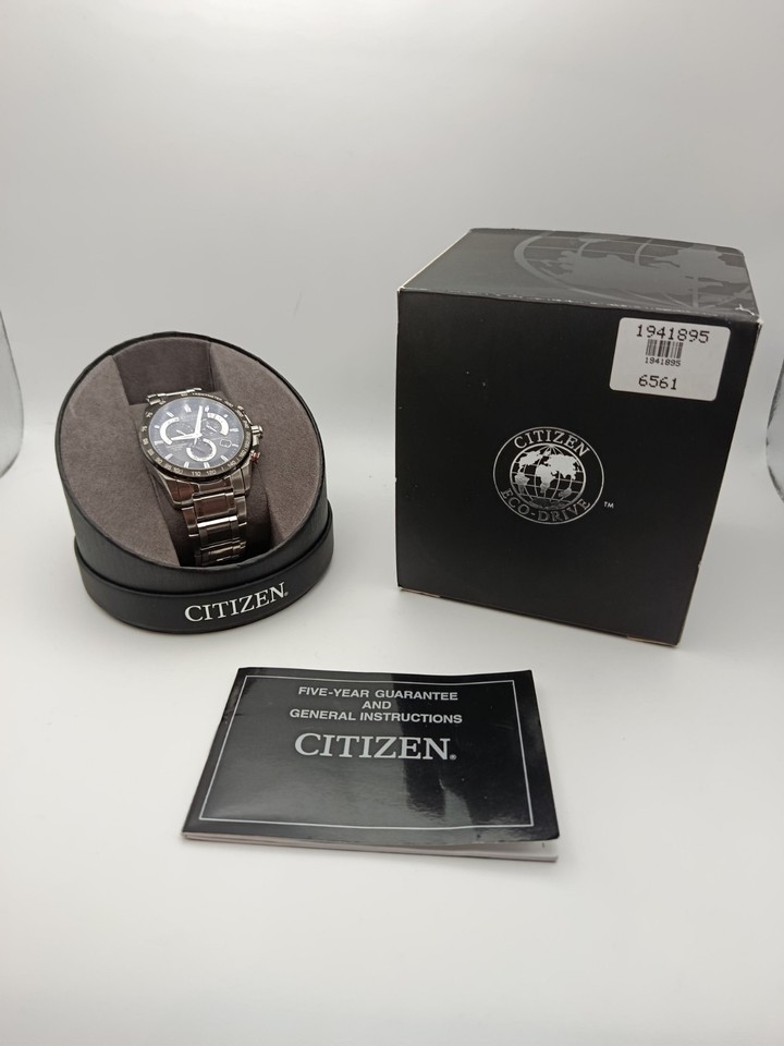 Citizen Eco-Drive Perpetual E650-S075173 Chronograph Mens Watch | eBay UK