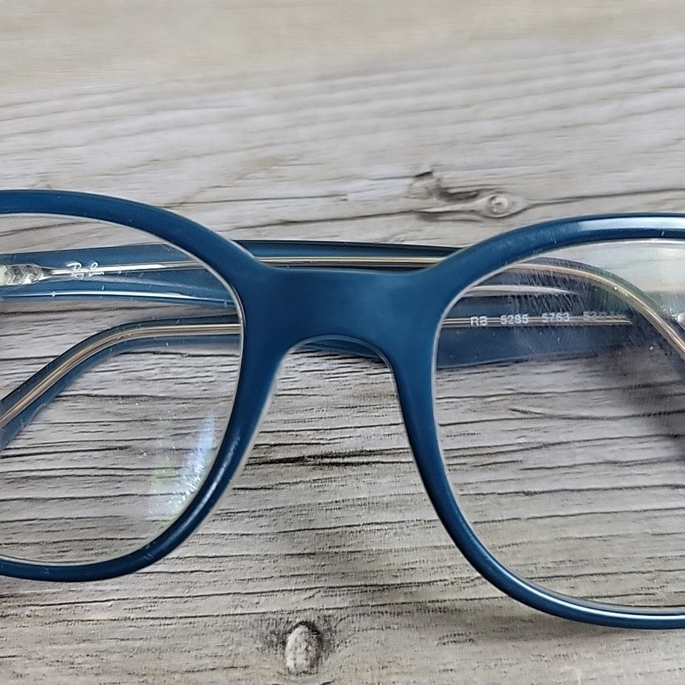 Ray-Ban Eyeglasses RB 5285 5763 Women's Blue Full Rim 53-19-145 Frames ...