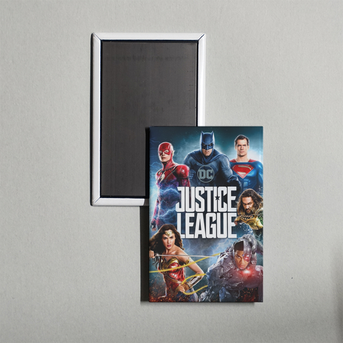 Justice League Mini Movie Poster Fridge Locker Magnet | eBay