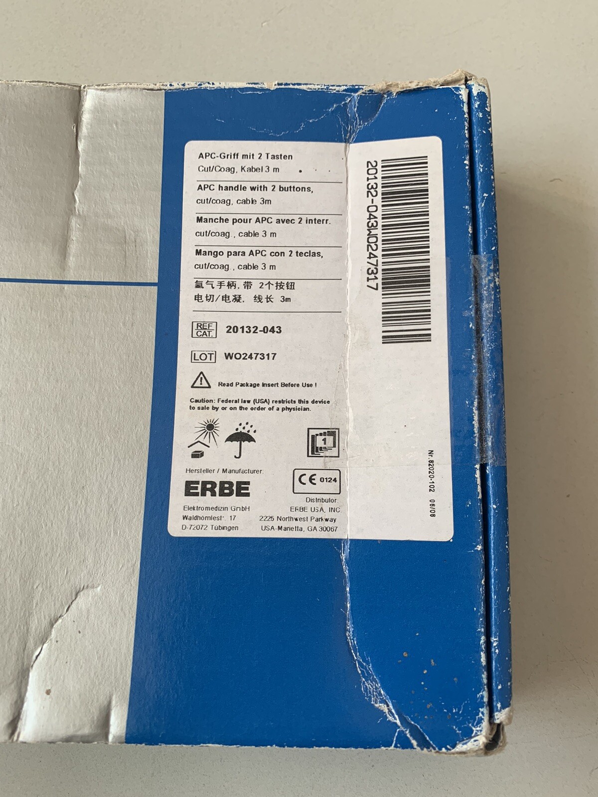 ERBE APC Handle 20132-043 with 2 buttons for APC 300 | eBay