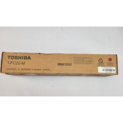 Genuine Toshiba T-FC25-M Magenta Toner Cartridge - New in Box | eBay
