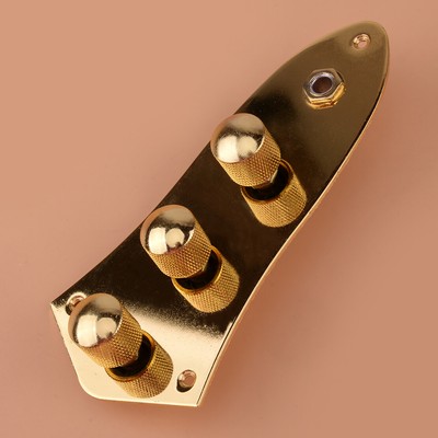 Gold Prewired Loaded Switch Control Plate Fit For Fender Jazz Bass ...