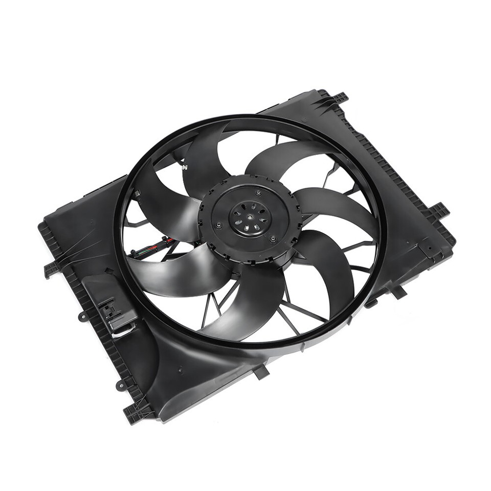 2045000293 Radiator Cooling Fan Assembly For Mercedes E350 E400 C300 ...
