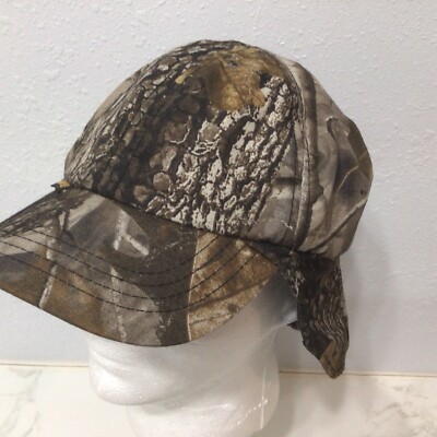 Real Tree Gore Tex Outdoor Adjustable Insulated Hat w/ Flap | eBay