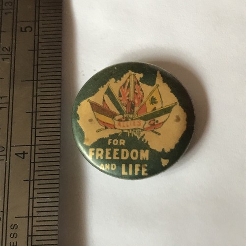 1915 WWI Allies For Freedom Pin Button Badge - F23 | eBay