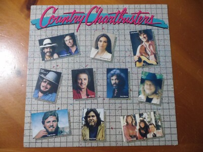 Country Chartbusters LP Vinyl Warner Bros 1985 Emmylou Harris Hank ...