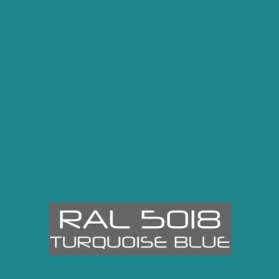 RAL 5018 Turquoise Blue tinned Paint | eBay UK