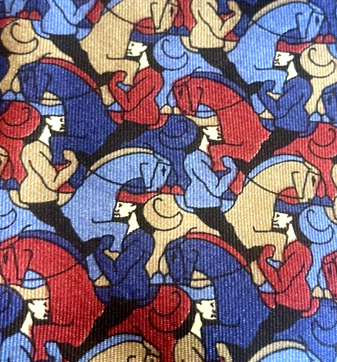 HOLLAND 👔 ️BOXELDER M.C. ESCHER SUIT NECKTIE TIE FRE… - Gem