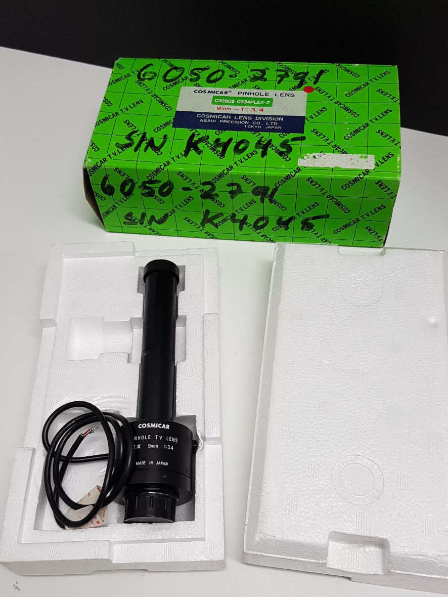 Cosmicar Lens Pinhole CCTV lens Auto Iris Straight LPN: 6050-2791 | eBay