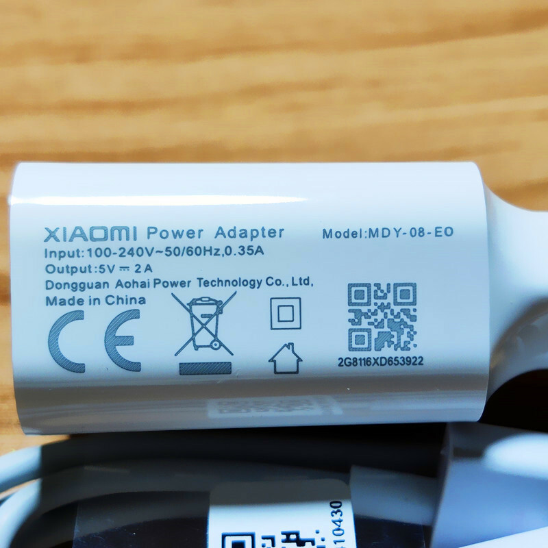 Original Xiaomi Charger Adapter USB Type-C Cable For Mi 9 10 Redmi 7 8 ...