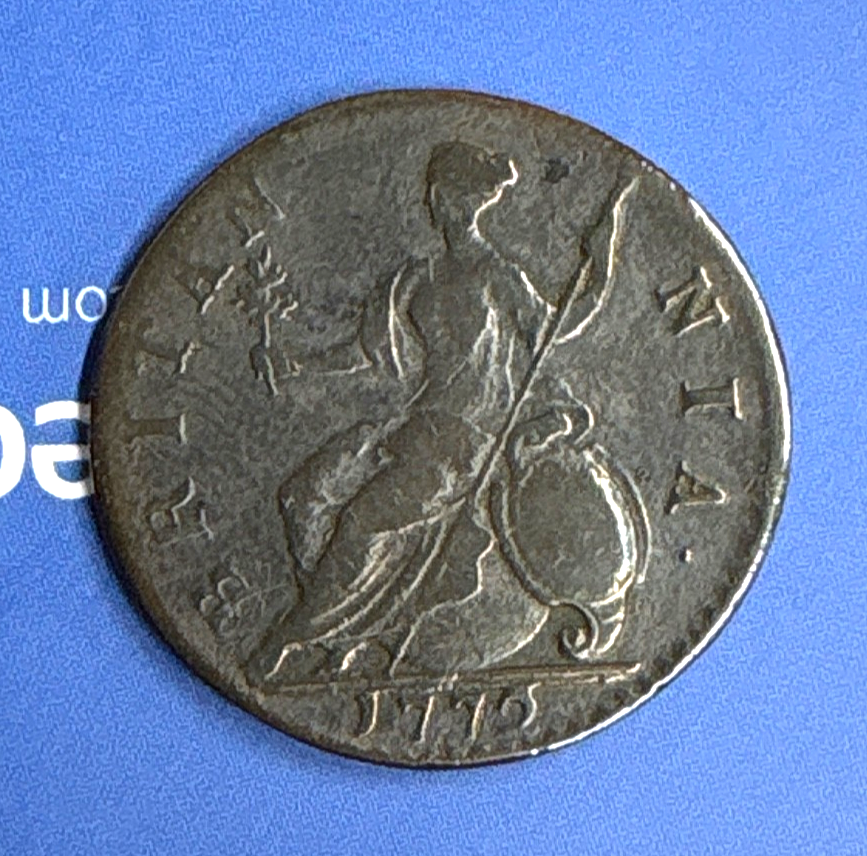 IMPRESSIVE !! - 1772 King Geo III Revolutionary War Coin ☆ TOTALLY ...