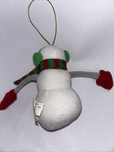 Hallmark Plush Snowman with Magnetic Nose & Moveable Wire Arms ~ 5 ...