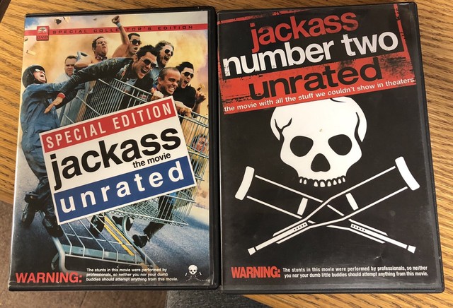 Jackass The Movie & Number Two (DVD, 2006, Unrated Widescreen Version ...