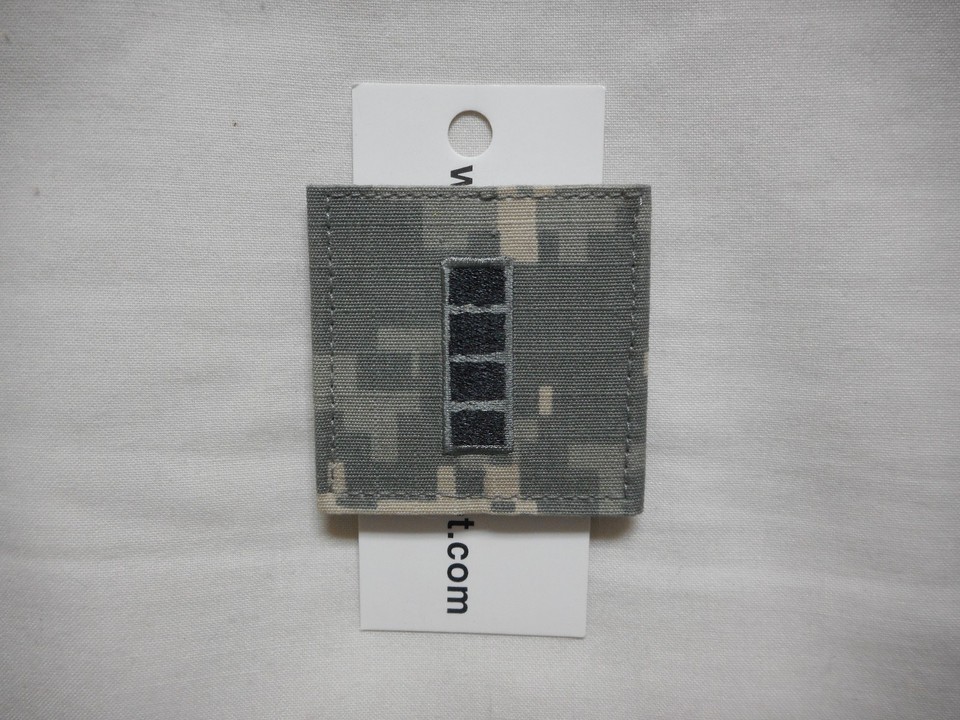 ACU DIGITAL UNIFORM OFFICER RANK WITH FASTENER | eBay