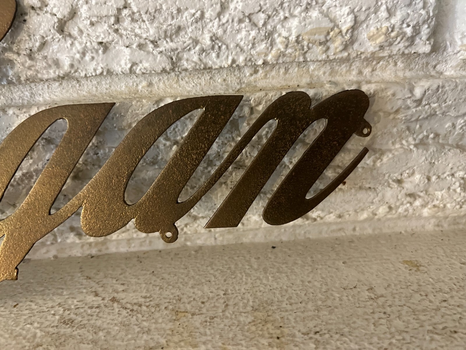 Scarce Antique1904 "The Michigan" Automobile Brass Radiator Script Logo ...