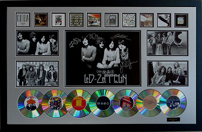 NEW LED ZEPPELIN SIGNED LIMITED EDITION FRAMED MEMORABILIA | eBay