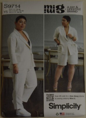 Simplicity - 9714 - Mimi G - Misses' Jacket, Pants, & Shorts | eBay