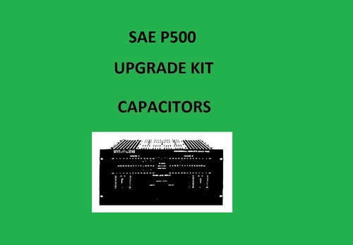 Power Amplifier SAE P500 Repair KIT - all capacitors | eBay
