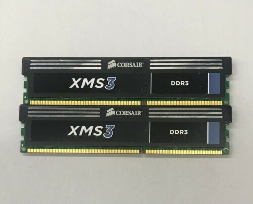 Corsair XMS (2X4GB), 8GB DIMM 1333 MHz DDR3 Memory (CMX4GX3M1a1333C9 ...