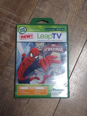 Leap Frog LeapTV Marvel Ultimate Spiderman Educational, Active Video ...