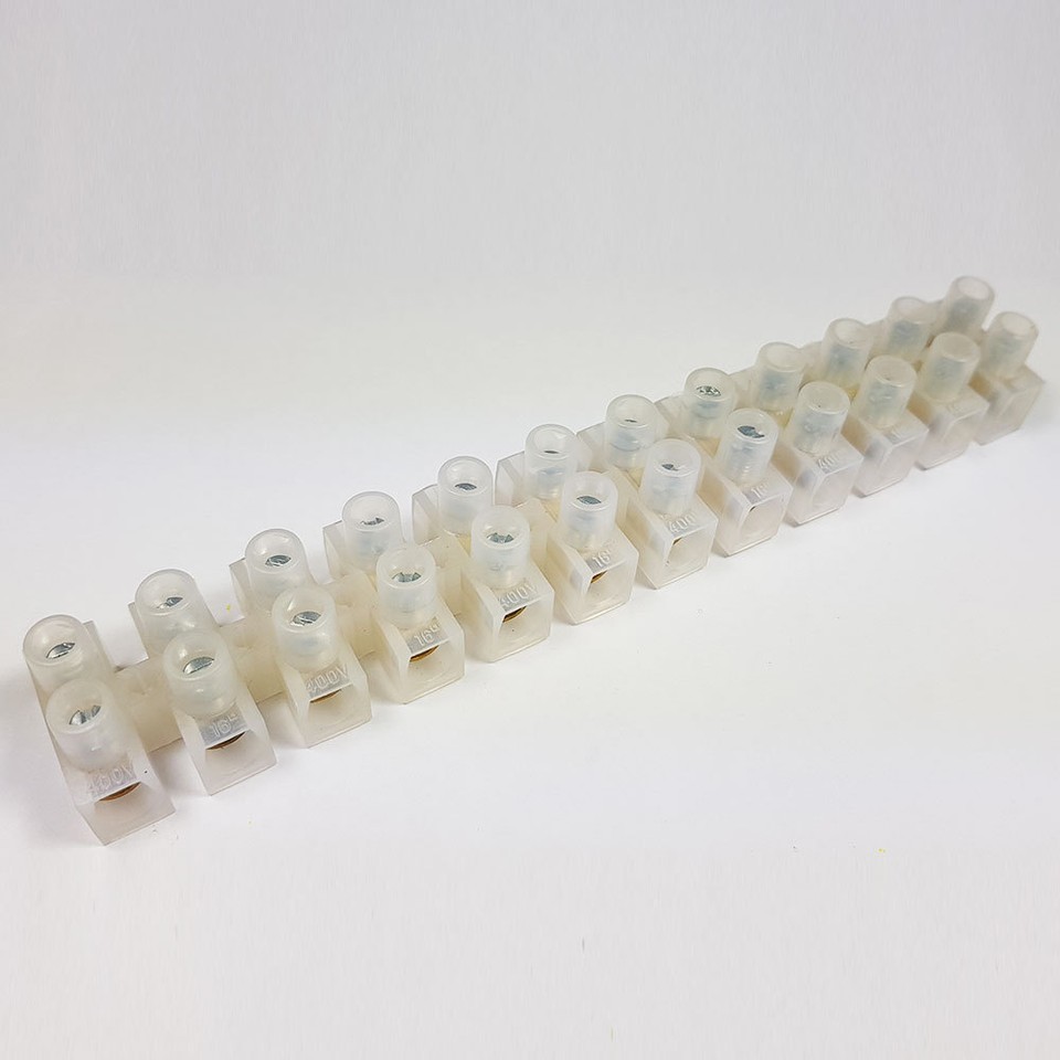 Chocolate Block Connector Strip 12 Way 3 5 10 15 30 60 Amp Electrical ...