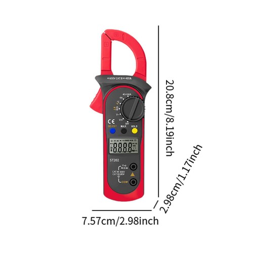 Digital Clamp Meter Multimeter Volts Amp Tester Versatile | eBay