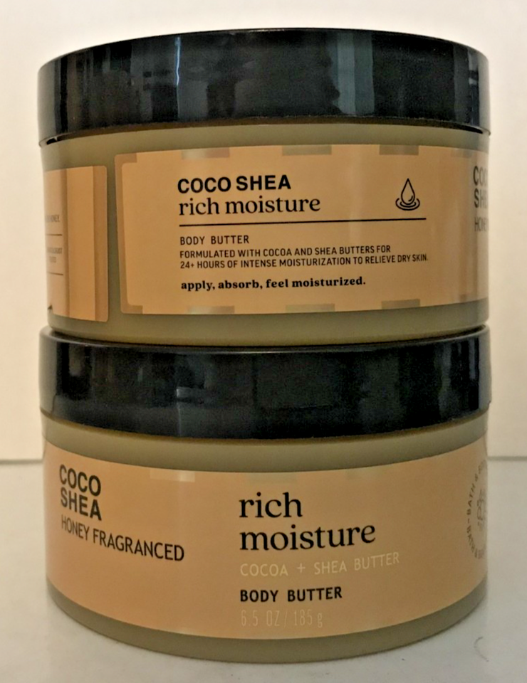 Coco Shea Honey Fragranced Body Butter Intense Moisture Cream Bath Body ...