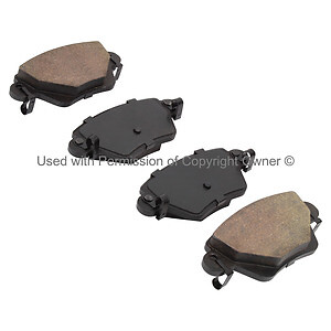 Disc Brake Pad Set-Premium Ceramic Brake Pads Quality-Built 1001-0911C ...