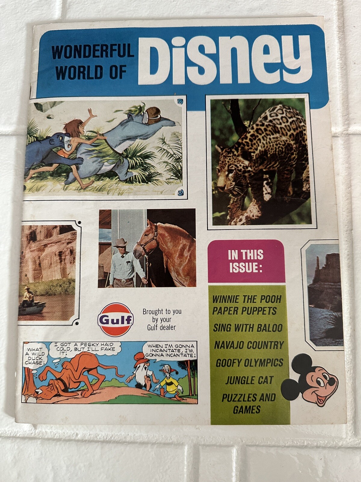 Vintage 1968 Wonderful World of Disney Magazine First Issue Winnie ...