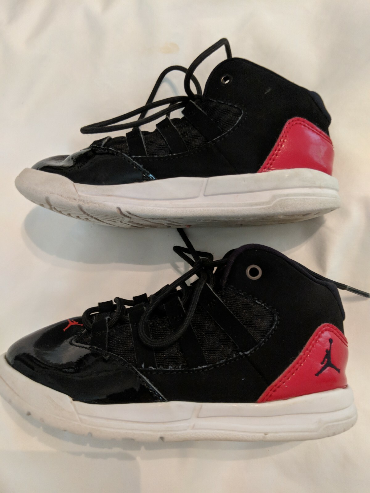 Nike Air Jordan VH Retro Mid Black And Red Toddler Size 9C Sneakers ...